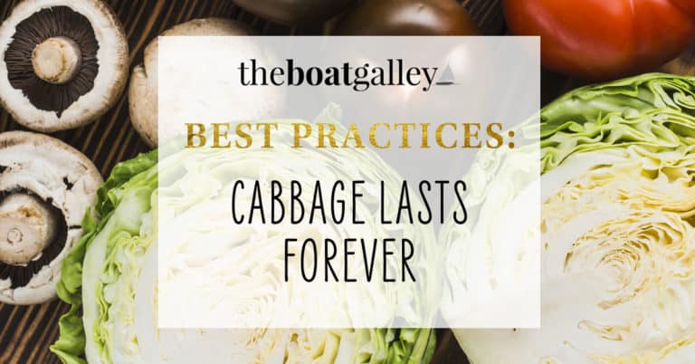 Storing Cabbage Without Refrigeration - The Boat Galley