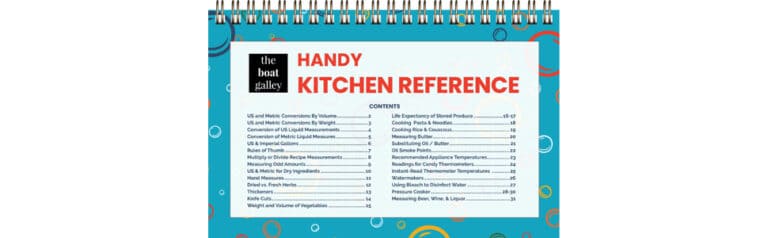 The Handy Kitchen Reference You Need - The Boat Galley