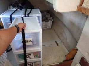 Easy Storage Drawers - The Boat Galley