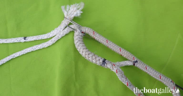 An Easier Way to Splice Double Braid - The Boat Galley