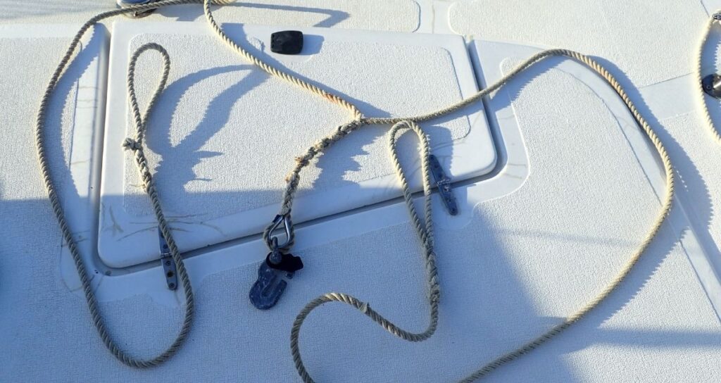 Anchoring Bridle with a Mantus Chain Hook - The Boat Galley