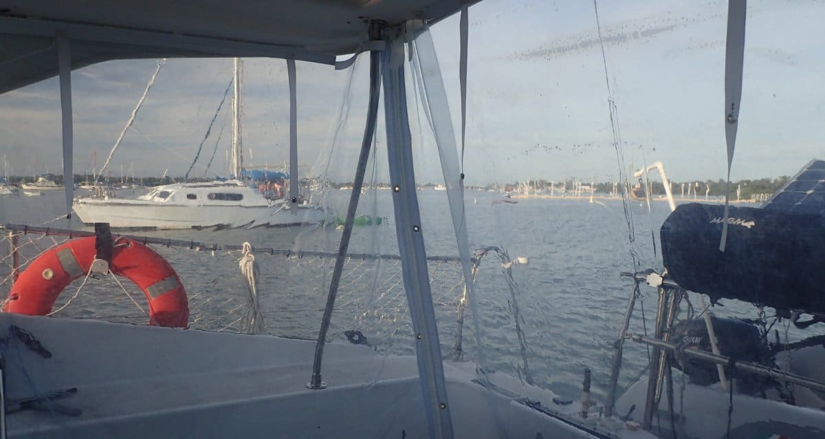 Inexpensive DIY Cockpit Enclosure - The Boat Galley