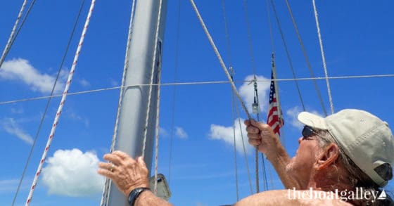 Installing a New Halyard - The Boat Galley